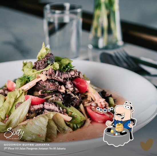 Menu at Sixty Resto & Bar, South Jakarta