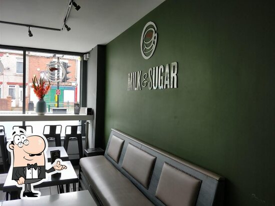 Menu at Milk & Sugar Coffee Shop cafe, Boldon Colliery