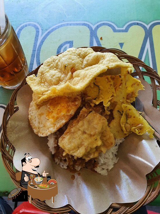 Menu at Nasi Pecel Malang restaurant, Banda Aceh