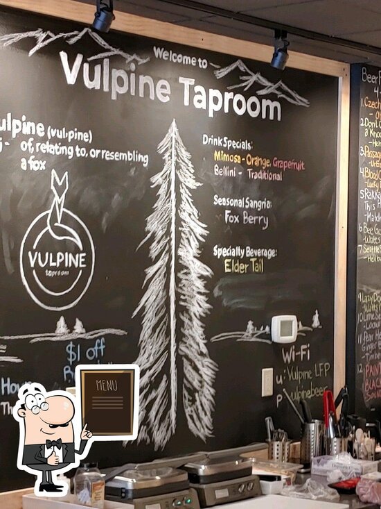 Menu at Vulpine Taproom pub & bar, Lake Forest Park