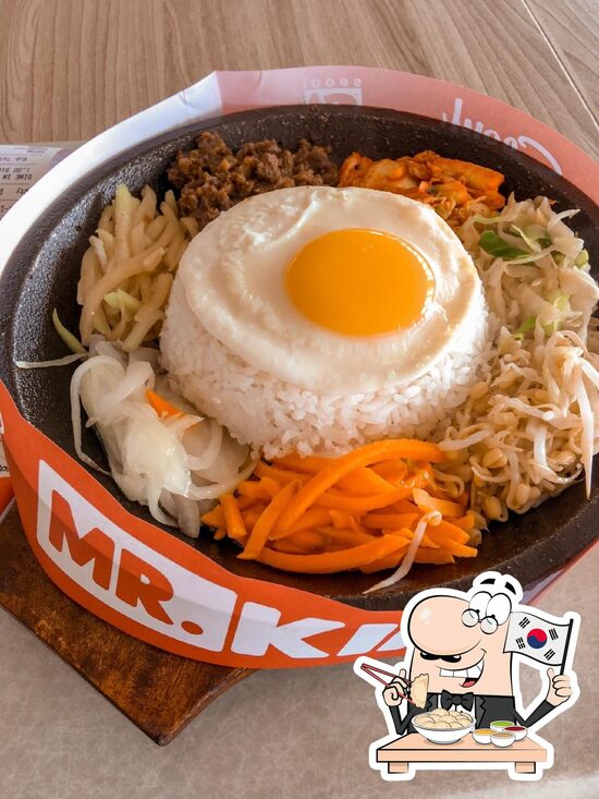 Menu at Mr. Kimbob restaurant, Legazpi City