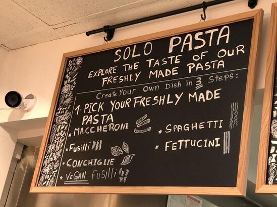 Solo Pasta, Freshly Home Made Pasta in Vancouver - Restaurant menu and ...