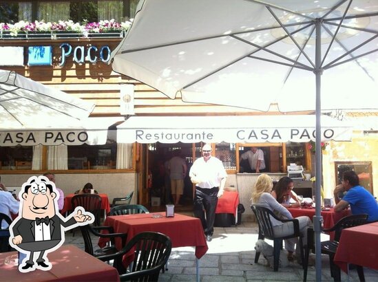 Carta de Restaurante Casa Paco, Navacerrada