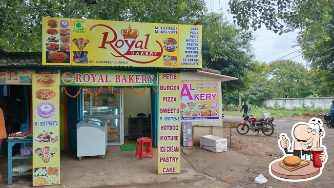 Menu at Royal Bakery, Rourkela