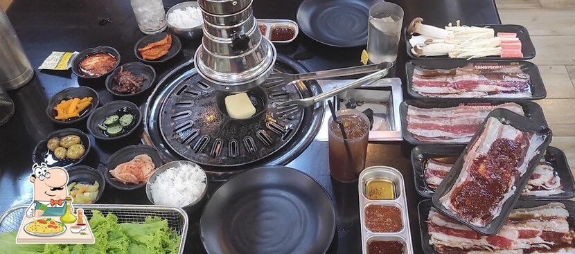 Menu at Samgyeop Masarap restaurant, Manila, JX9P+H3R