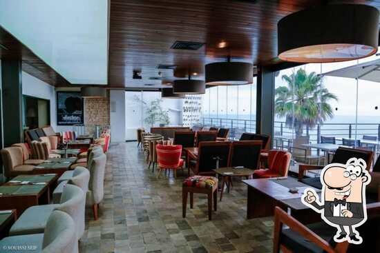 Menu au The Cliff restaurant, Marsa, R. Sidi Dhrif