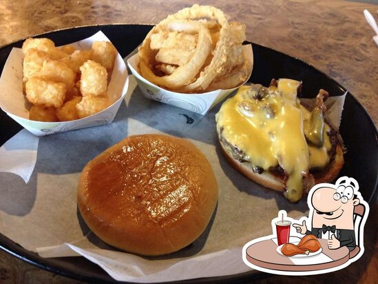 Menu at TJ's Burgers & More restaurant, New Braunfels