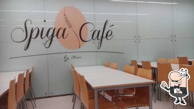 Menu at Spiga Café, Lisbon, Hospital dos Lusiadas