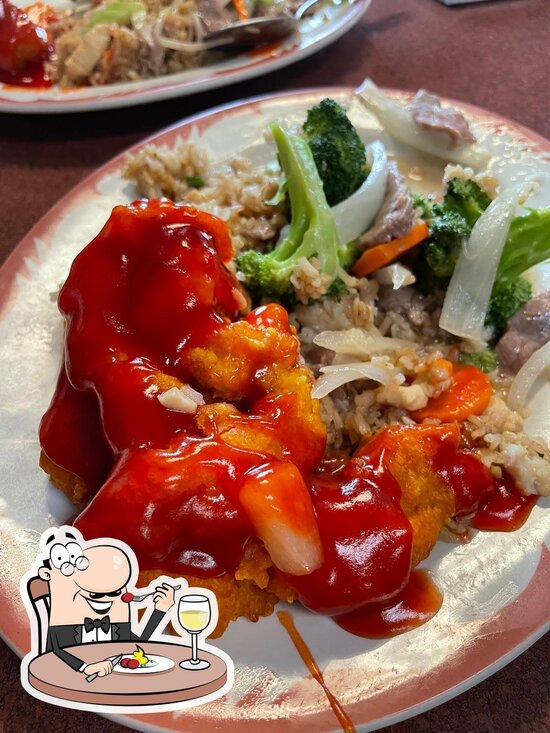 Menu at Peking Cafe, Trochu