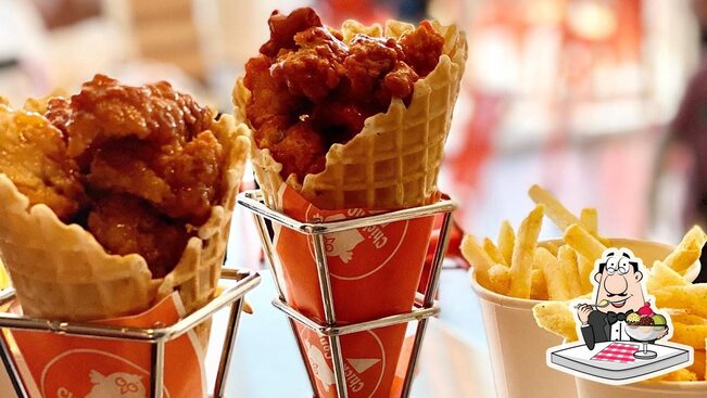 Menu at Chick'nCone restaurant, Casper