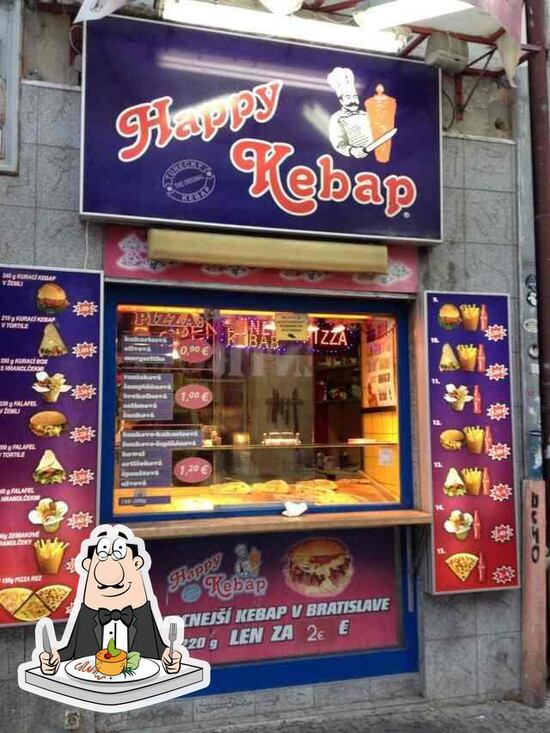Speisekarte von Happy Kebab restaurant, Bratislava