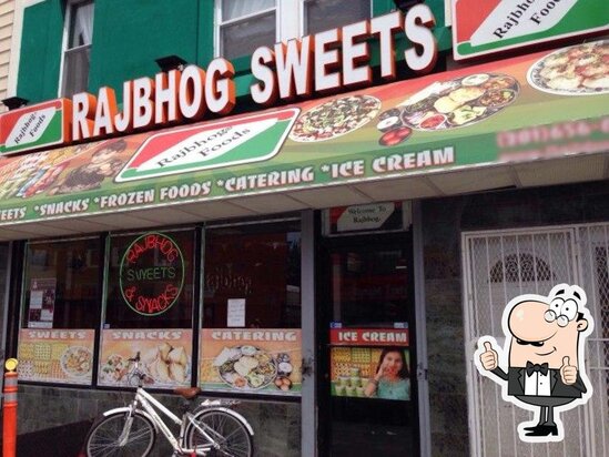 Menu at Rajbhog Sweets restaurant, Jersey City