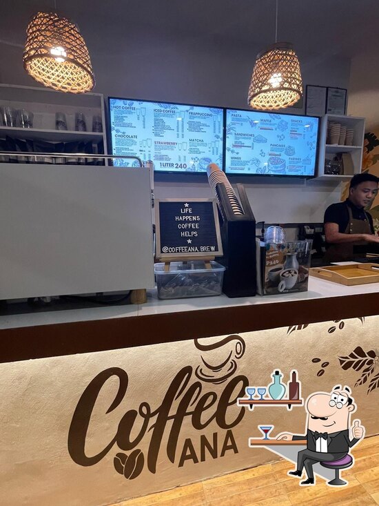 Menu at Coffee Ana, Lipa