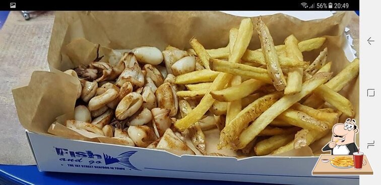 Menu at FISH and GO, Larnaca, WJJ7+4FW