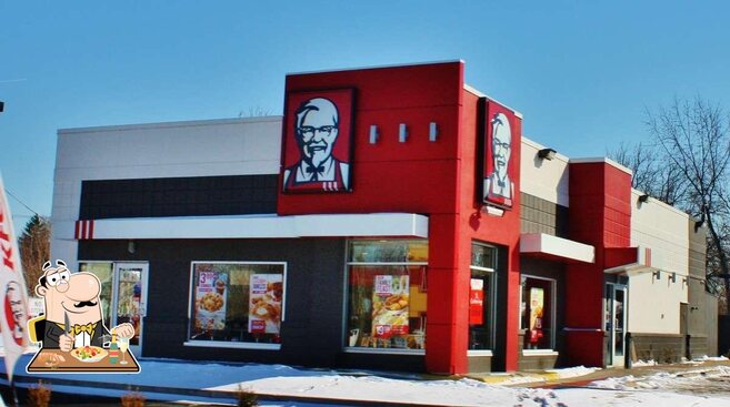 Carta de comida rápida KFC, Indianapolis, E 38th St