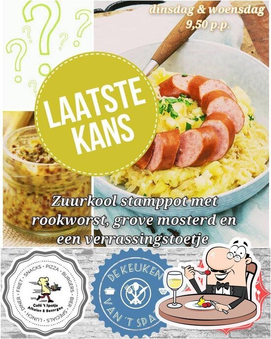 Café-Biljart 't Spatje, Zwijndrecht - Restaurant menu, prices and reviews
