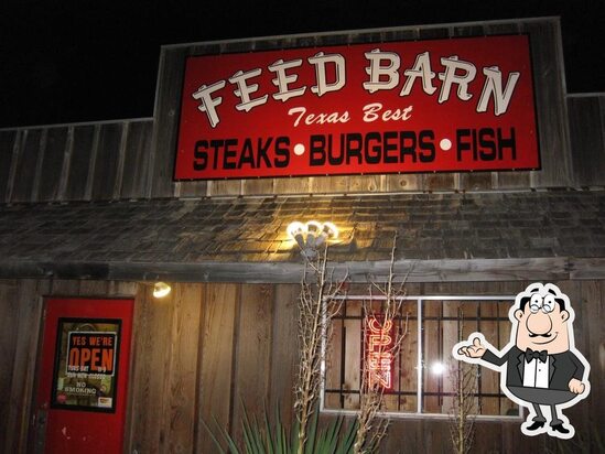 Menu at The Feed Barn, Bryan