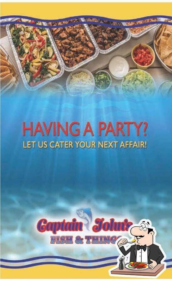 Menu at Captain John`s Fish & Things restaurant, Paterson