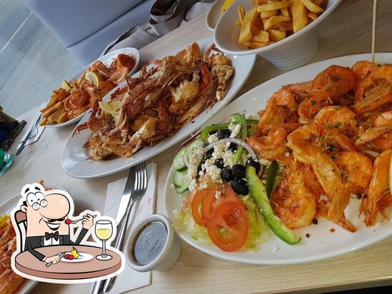 Menu at Jimmy’s Killer Prawns restaurant, Manchester