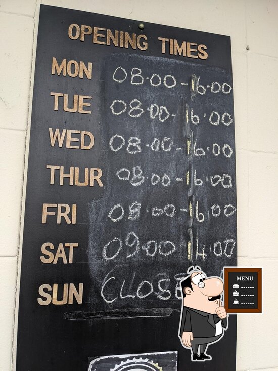 Menu at Snack Attack cafe, Bridgend