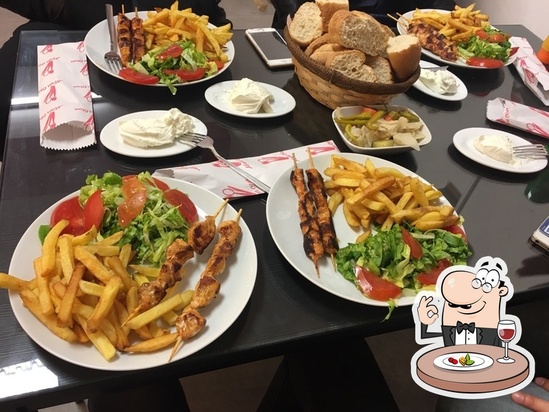 Menu at Tasty Chicken, Cyprus