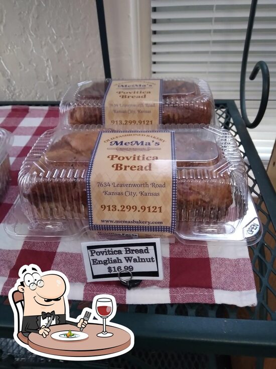 Carta de MeMa's Bakery, Kansas City, Leavenworth Rd