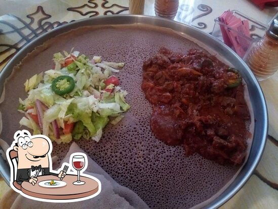 Menu at Sheger Ethiopian Restaurant, Houston