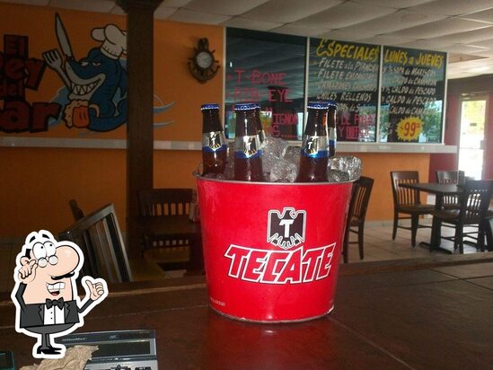 Menu at El rey del mar restaurant, Reynosa