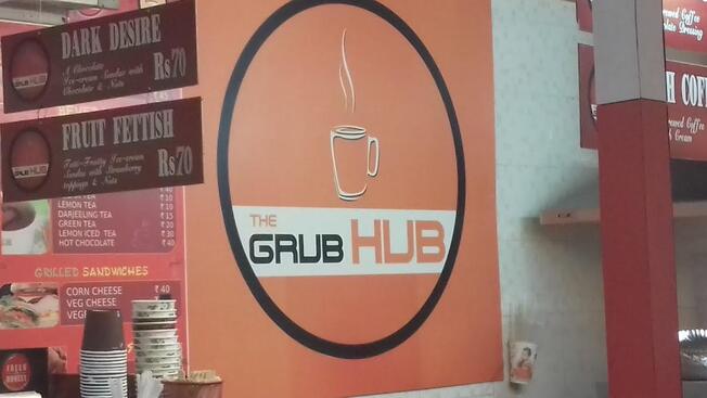 Menu at Grab Hub, Siliguri
