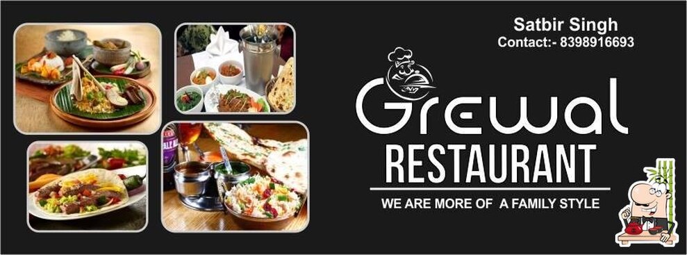 Menu at Grewal Restaurant, Ambala