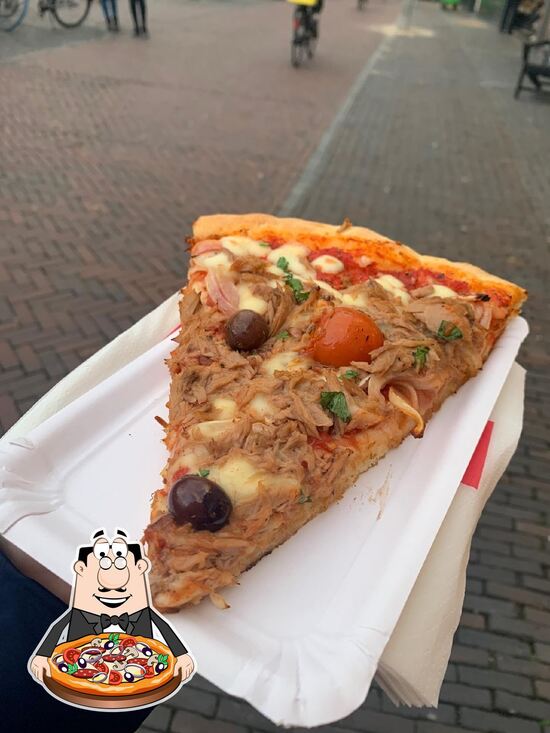 Menu at Broodje Mario pizzeria, Utrecht, Oudegracht 130-132
