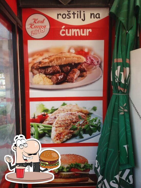 Menu at Fast Food Stefan, Belgrade