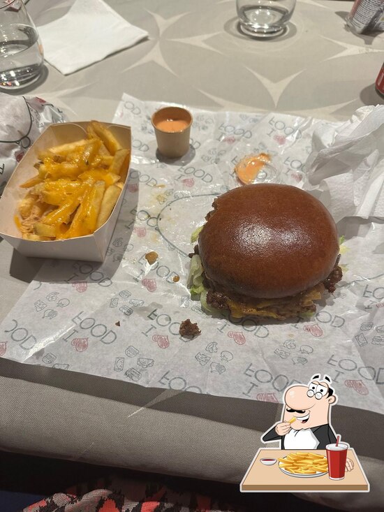 Menu at Just Burger restaurant, Mulhouse