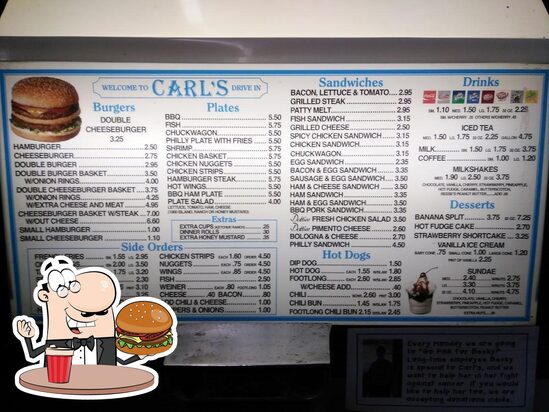 Carl's Drive In, 1254 E Lee Hwy in Loudon - Restaurant menu and reviews