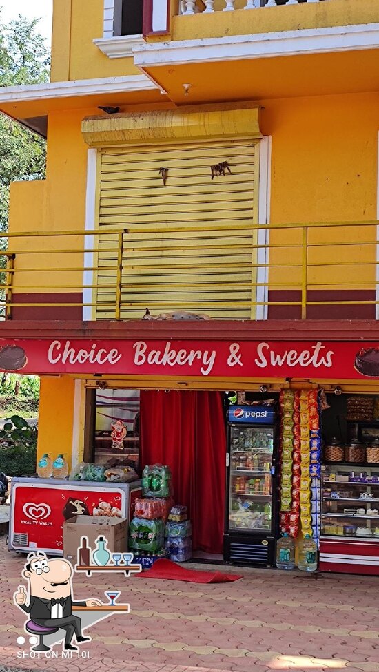Menu at Choice Bakery and Sweets, Bambolim