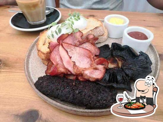 Menu at Butcher 128 cafe, Yarraville
