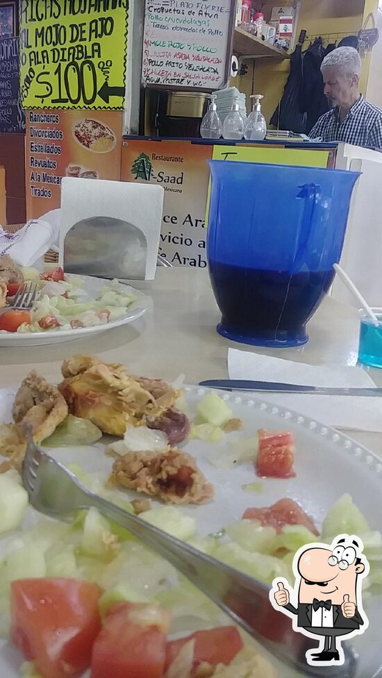 Carta de Restaurante Al Saad comida libanesa y mexicana, Mexico