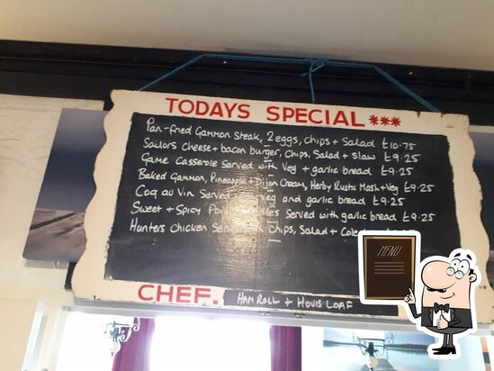 Menu at Sailors Home pub & bar, Lowestoft