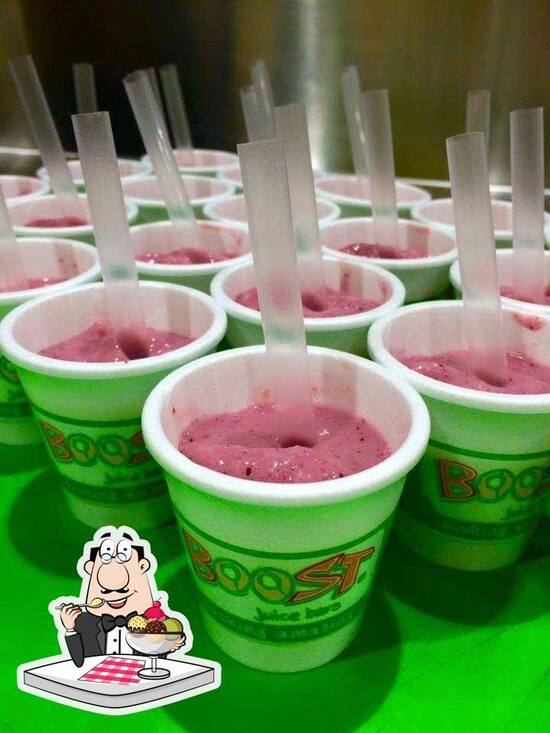 Menu at Boost Juice Bars (UK), London, Unit K2012 Westfield