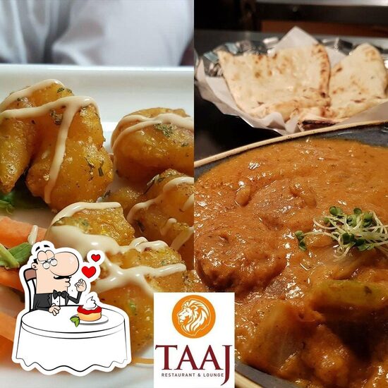 Menu at The Taaj restaurant, Magherafelt