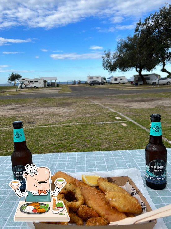 Menu at The Salty Cod restaurant, Bateau Bay