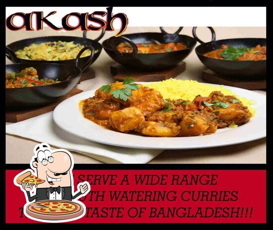 Menu at Akash restaurant, Llanelli