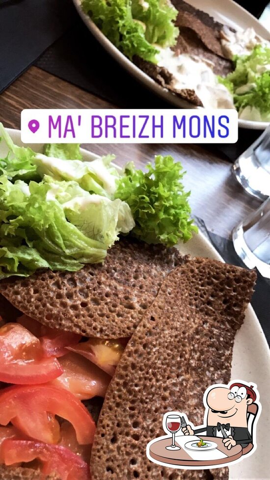 Menu at Ma'breizh, Mons
