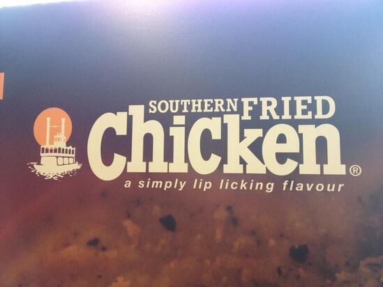 Menu at Southern Fried Chicken fast food, South Shields