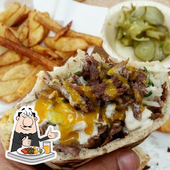 Shawarma Hazan restaurant, Haifa, Khalutzei HaTa'a'ssiya St 2 ...