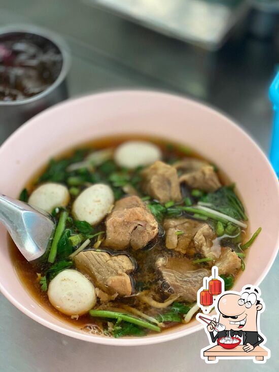 Меню ресторана Tang sui heng, Duck noodles, Бангкок