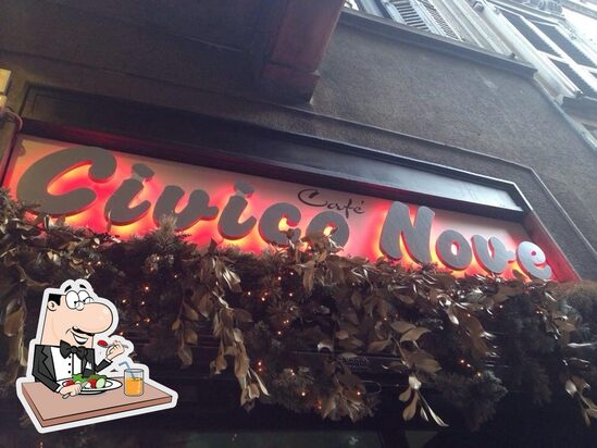 Menu au Bar Civico Nove, Parme