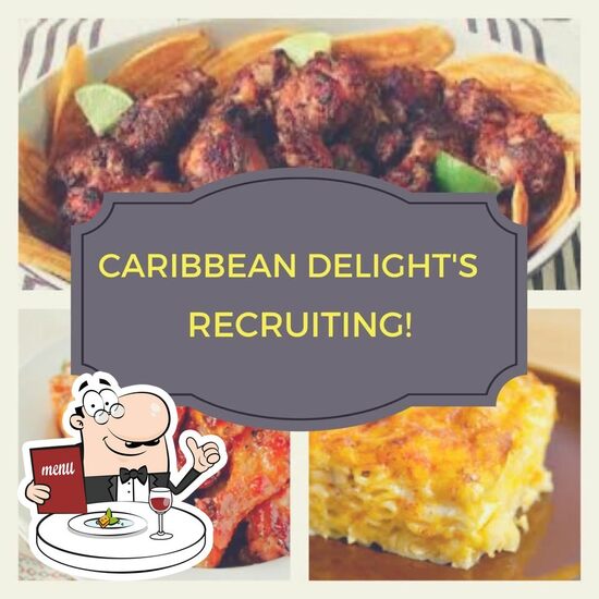 Menu at Caribbean Delight restaurant, Portsmouth