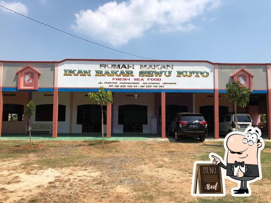 Menu at Ikan Bakar Sewu Kuto restaurant, Jepara