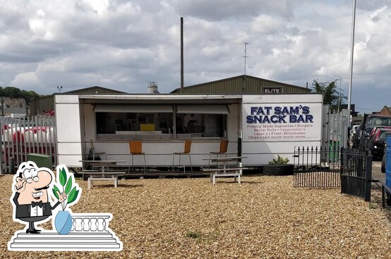 Menu at Fat Sams cafe, Swanscombe